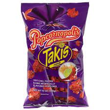 POPCORNOPOLIS TAKIS FUEGO FLAVORED POPCORN 12 OZ #ROCK VALUE-ORDER BY ...