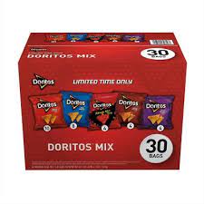 DORITOS MIX VARIETY PACK TORTILLA CHIPS 52.5 OZ 30 CT #ROCK VALUE-ORDE ...