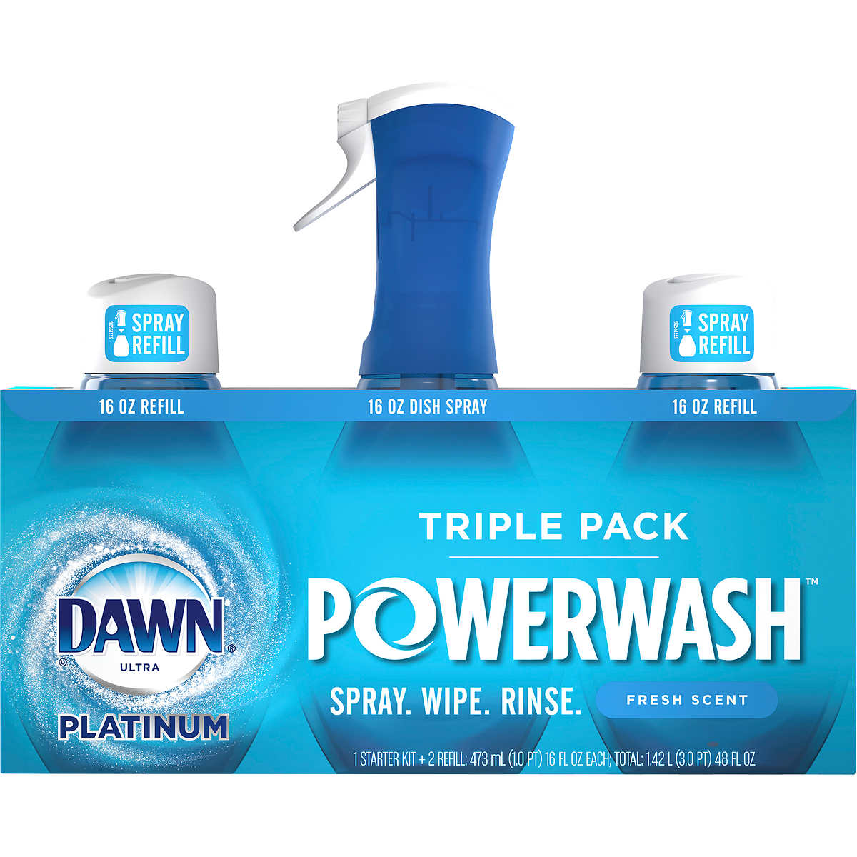 Dawn Powerwash Dish Spray 1 Spray 2 Refills 16 oz – RockMart 340